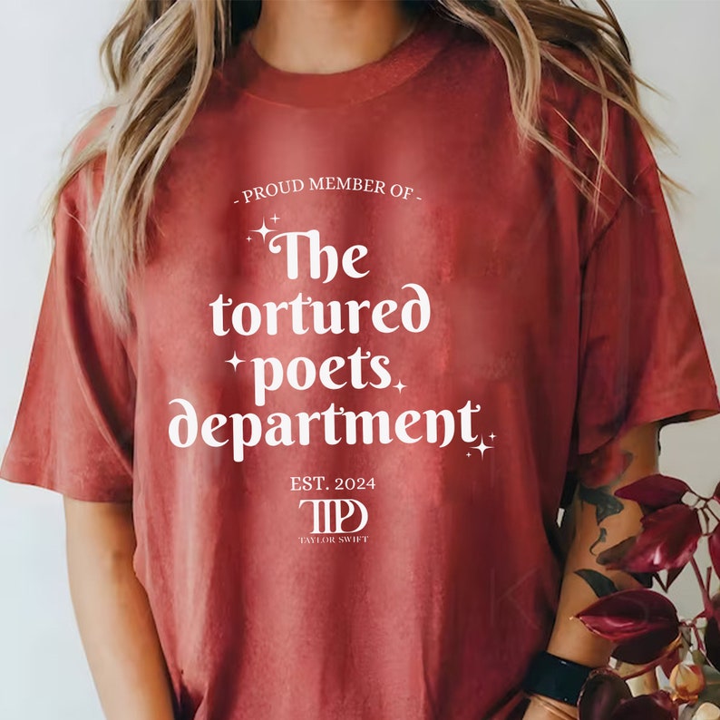 Comfort Colors the Tortured Poets Department Shirt, Swift New Album ...