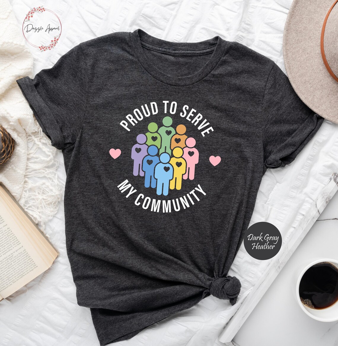 Proud to Serve My Community Shirt, Public Health Shirt, Volunteer ...