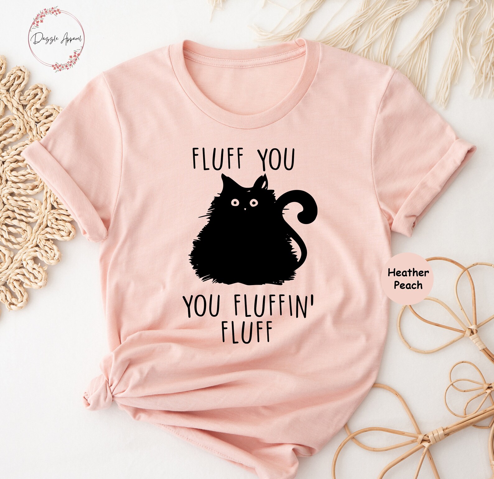 Fluff You You Fluffin Fluff Shirt, Cat Shirt, Fluff You Shirt, Funny ...