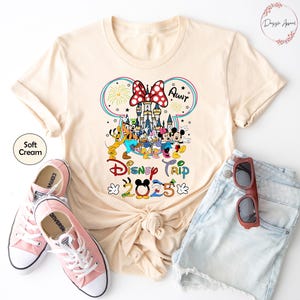 Disney Family Trip 2025 Shirt, Custom Disney Family Vacation, Disney Family Matching Trip Shirt ...