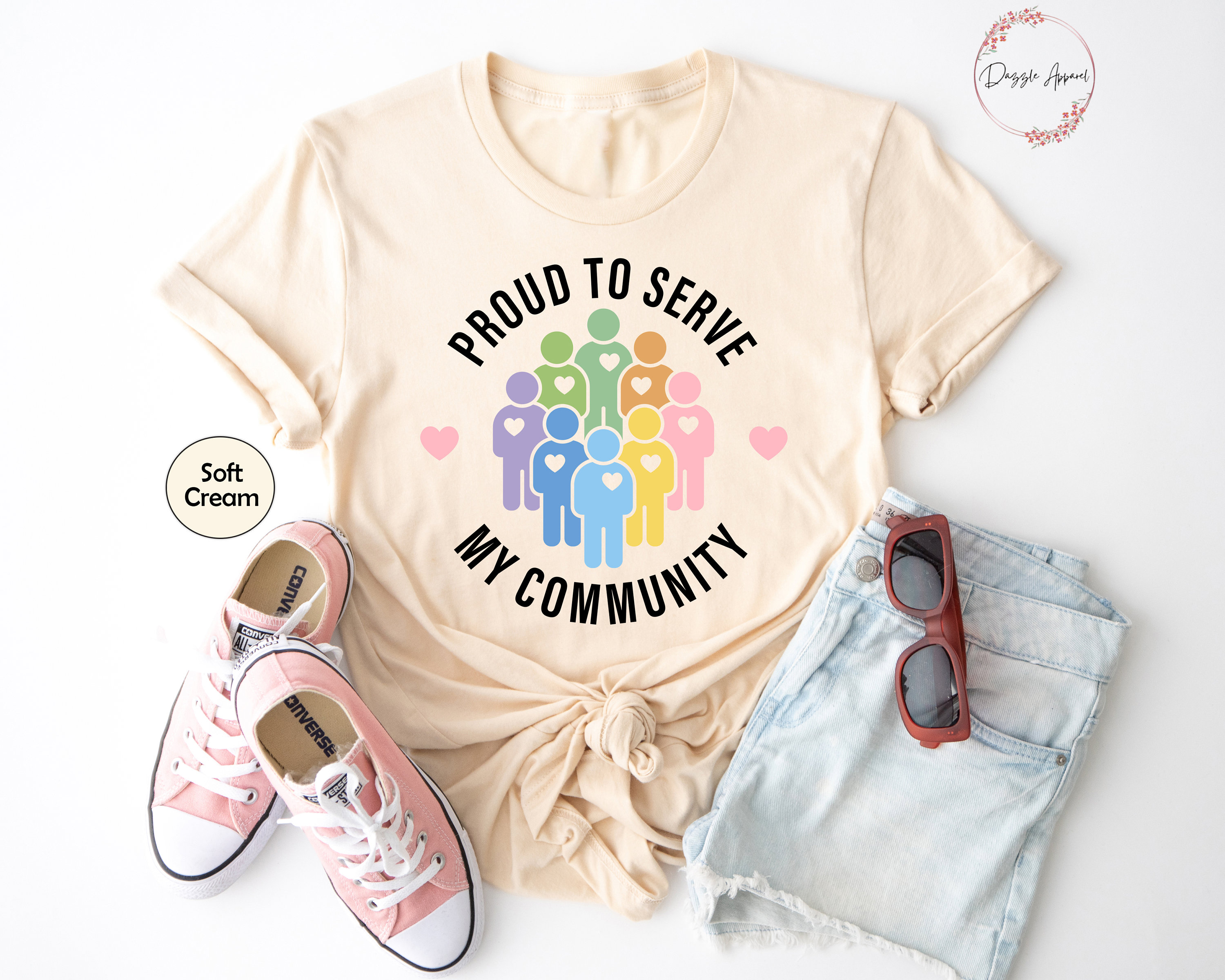 Proud to Serve My Community Shirt, Public Health Shirt, Volunteer ...