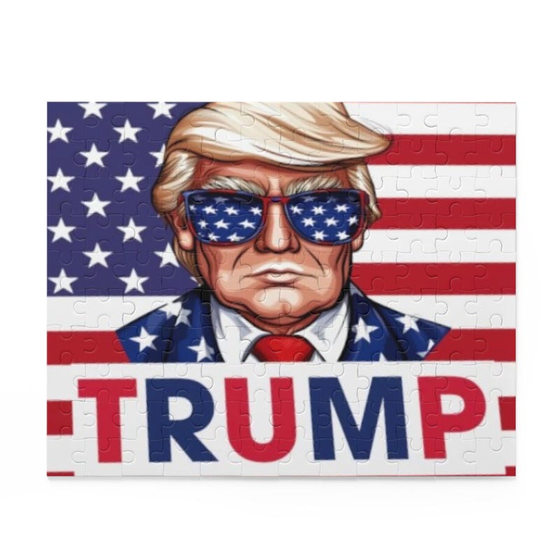 Trump Jigsaw Puzzle - Etsy