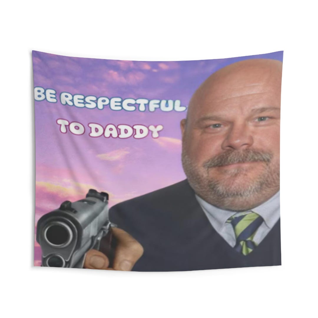 Bertram Be Respectful to Daddy Flag Tapestry - Etsy