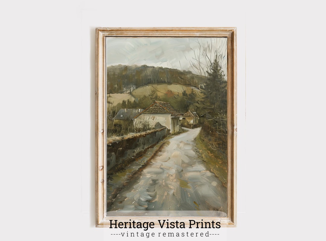 Cozy Cottage Print | English Cottage Prints | English Cottage Wall Art ...