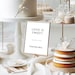 Minimalistic Wedding Dessert Table Sign, Printable 8x10 PDF File ...
