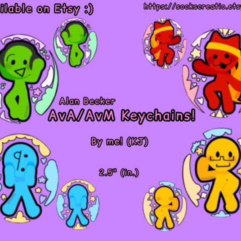 Alan Becker Stick Figures - Etsy