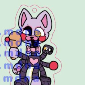 PART 2 FNAF Acrylic Keychains Double-sided Five Nights at Freddys ...