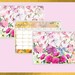 Printable 2024 Monthly Calendar Floral Edition - Etsy