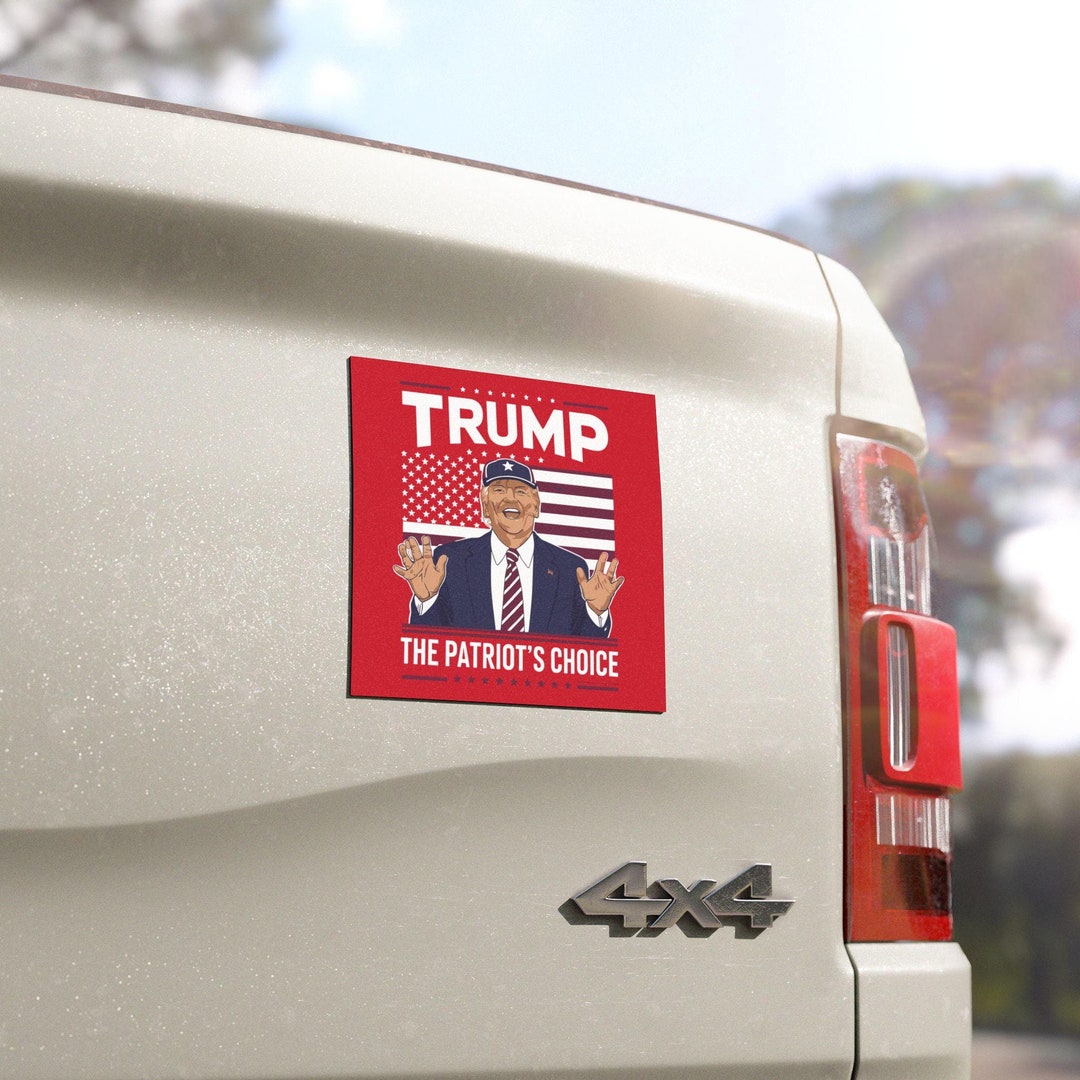 Patriot Choice MAGA Car Magnets Pro Trump 2024 Republican Fan Donald ...