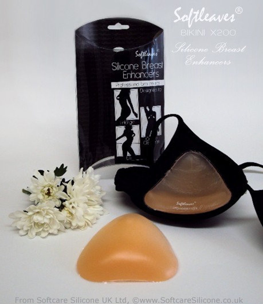 Softleaves Bikini X200 Silicone Breast Enhancers Bra Inserts - Etsy