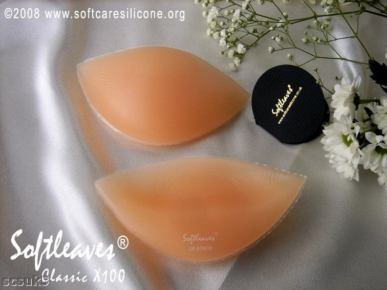 Softleaves Classic X100 Silicone Breast Enhancers Bra Inserts Breast Pads Used to Increase ...