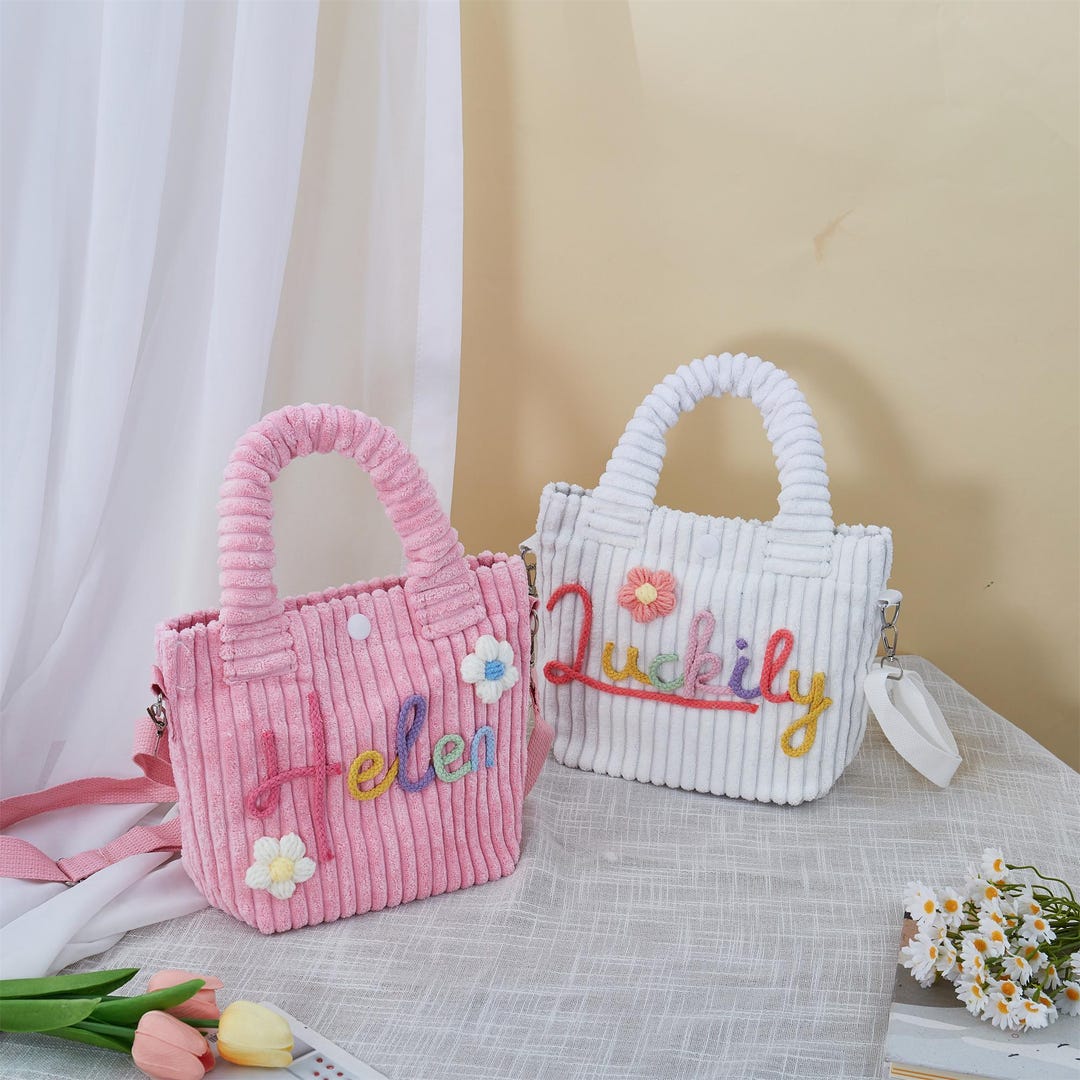 Personalized Name Handbag, Baby Shower Gifts, Children's Handbags, - Etsy