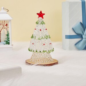 Handmade Stained Glass Figurines,glass Christmas Trees, Handmade ...