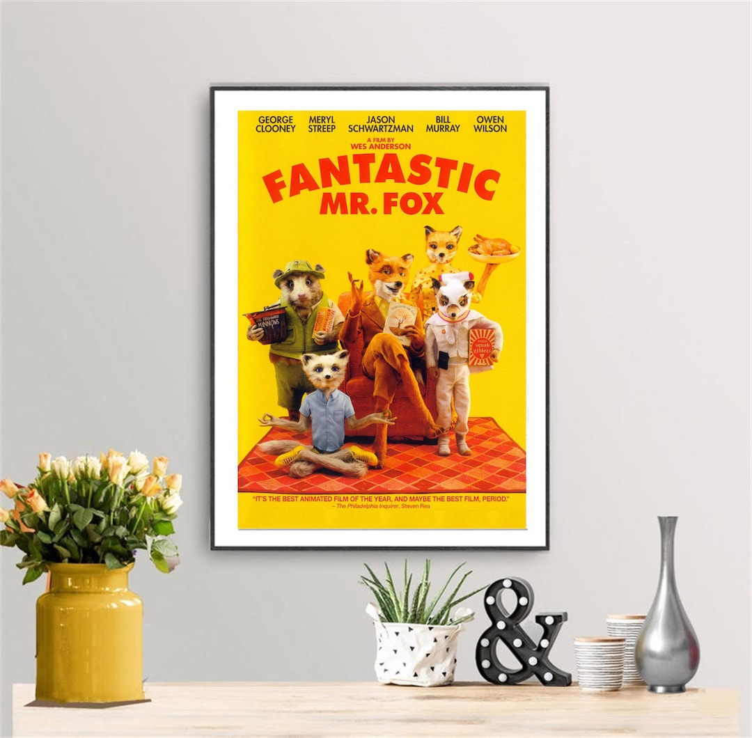 Fantastic Mr. Fox Movie Poster,art Decor Poster,birthday Gifts,wall ...