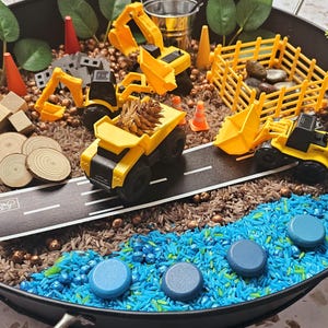 Construction Zone Sensory Play - Etsy Australia