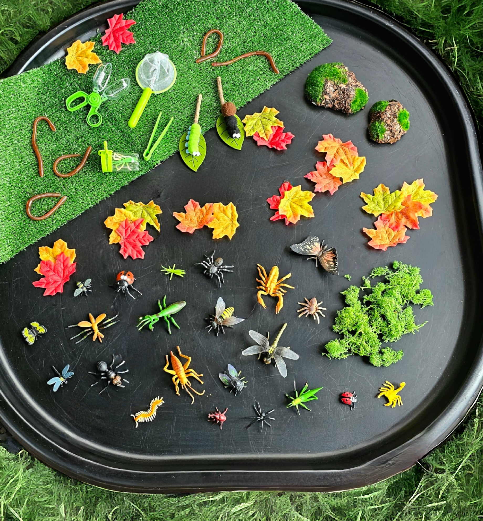 Tuff Tray Sensory Kit Bug Catching - Etsy Australia