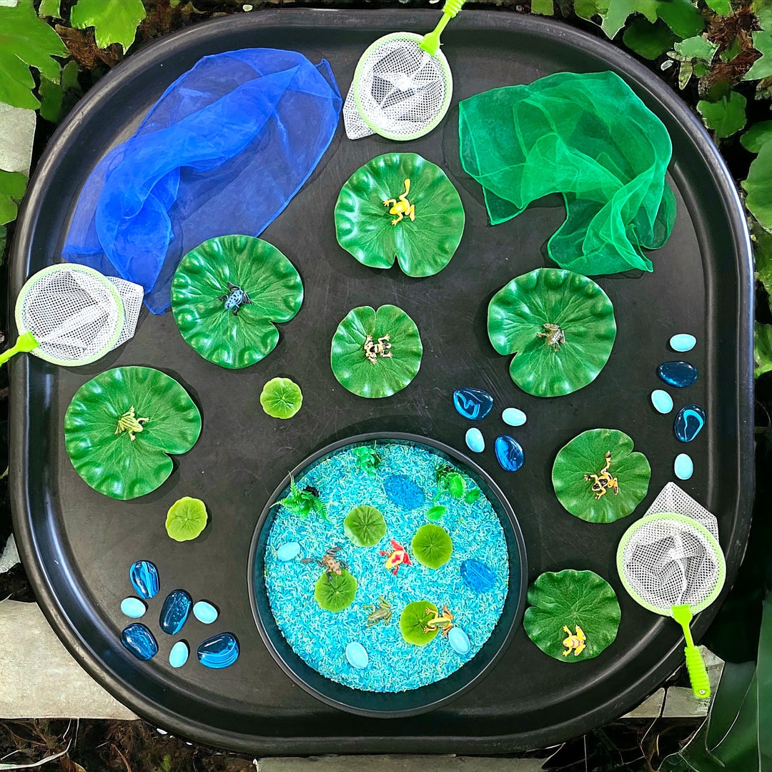 Tuff Tray Sensory Kit Frog Pond - Etsy Australia