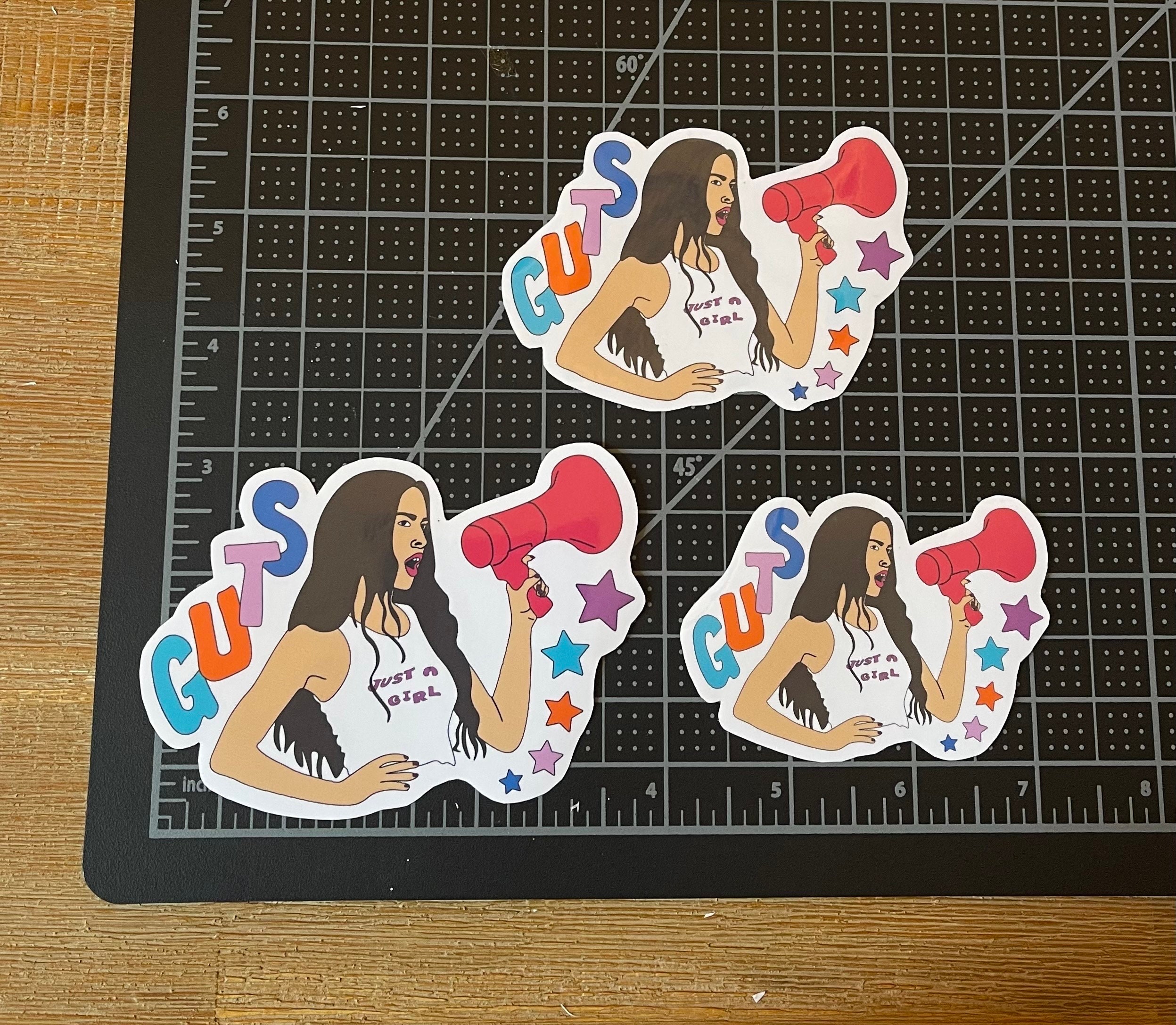 Olivia Rodrigo Guts Sticker - Etsy