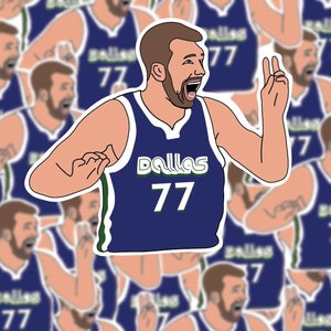 Luka Doncic Dallas Mavericks Sticker - Etsy