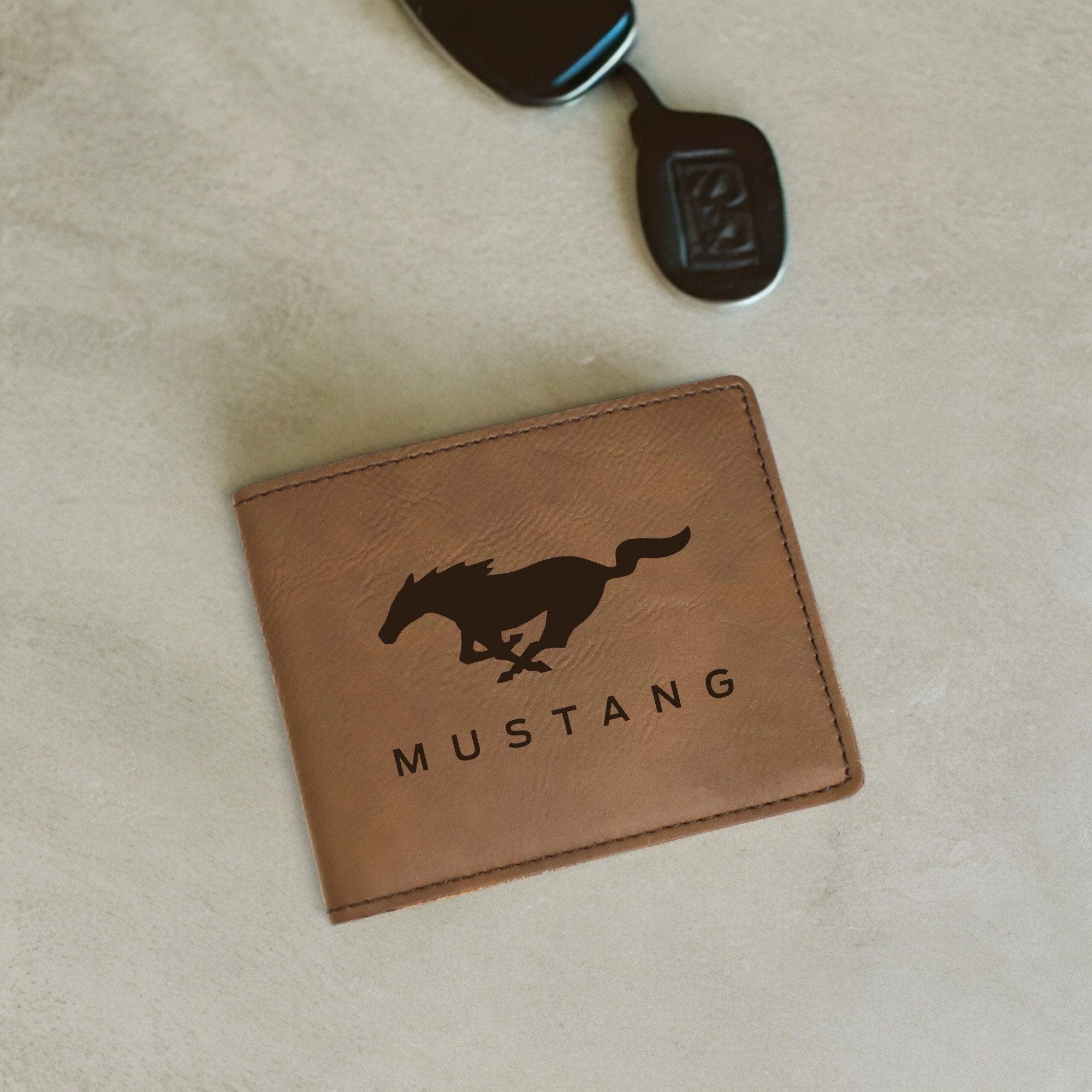 Mustang Wallet, Wallet With Mustang Logo, Wallet for Mustang Lovers ...
