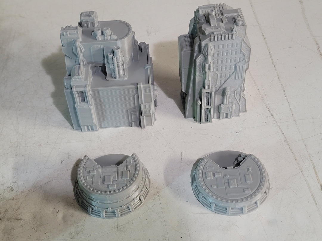 6mm Sci-fi Building Terrain Bundle Non-hex - Etsy