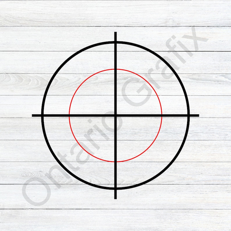 Rifle Scope Svg, Sniper Scope Svg, Target Svg, Reticle Svg, Crosshairs ...