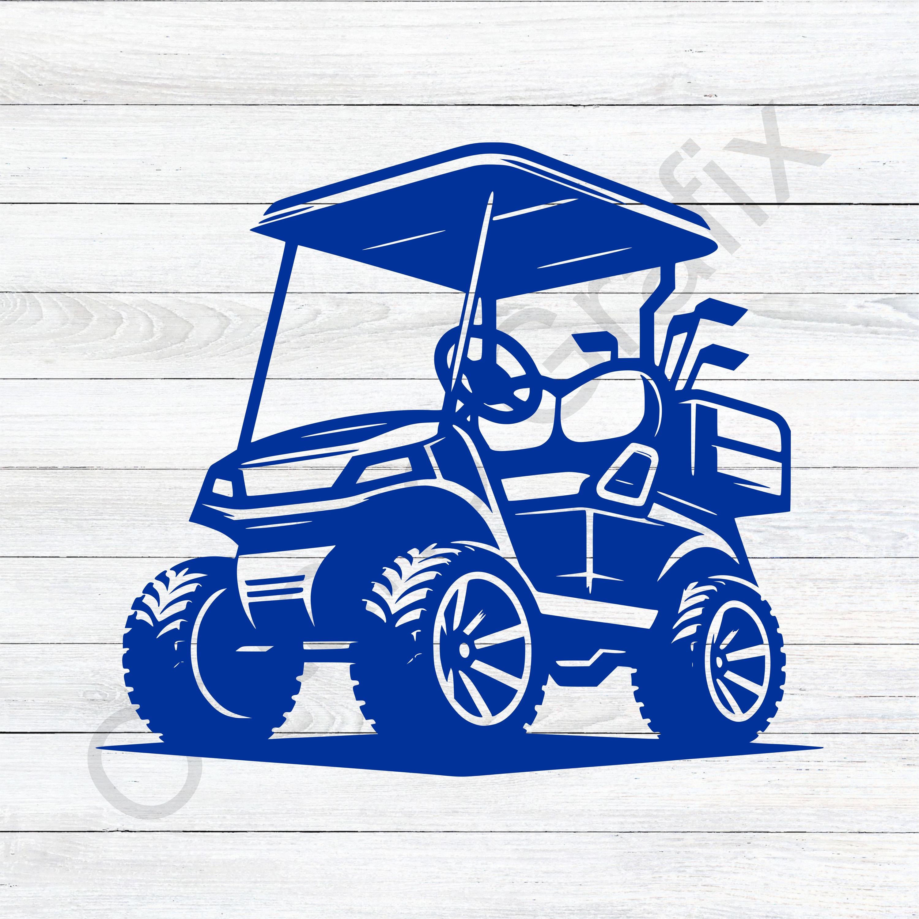 Lifted Golf Cart SVG, Camping Vector (digital Download) - Etsy