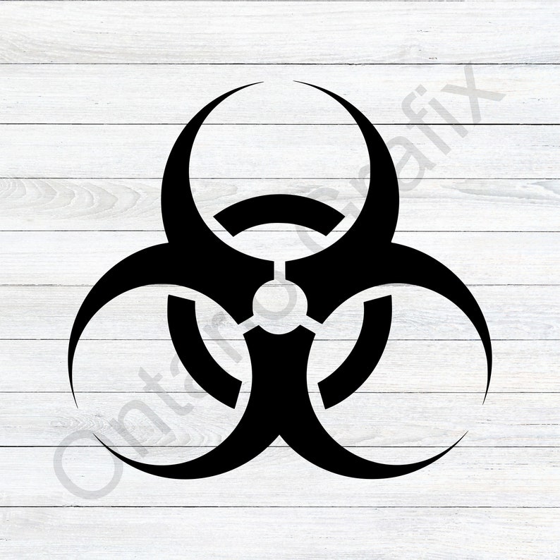 Biohazard Svg, Biohazard Sign Svg, Danger Svg, Environmental Svg ...