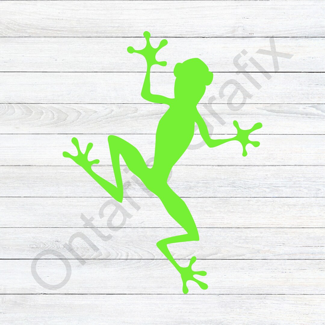 Tree Frog, Climbing Frog Svg, Frog Svg, Rainforest Frog Svg, Reptile ...