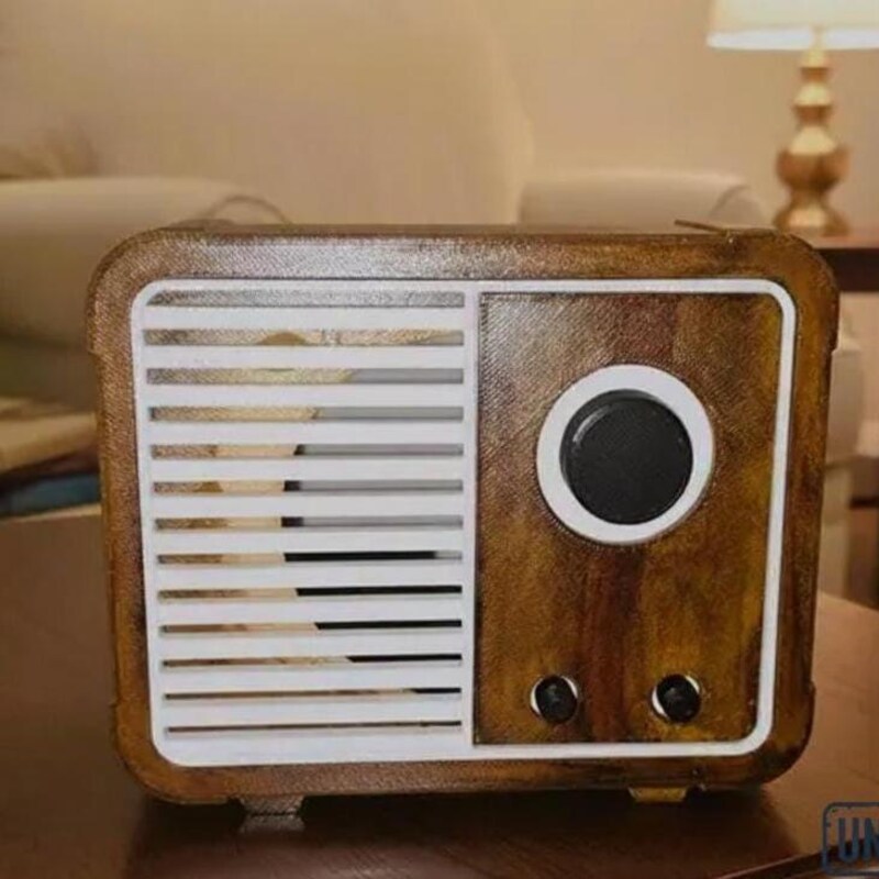 Vintage Radio 3d Print - Etsy