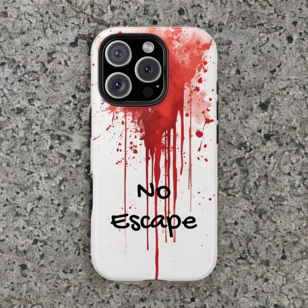 Red Paint Splatter Tough iPhone Cases, Blood-like Design, Protective ...