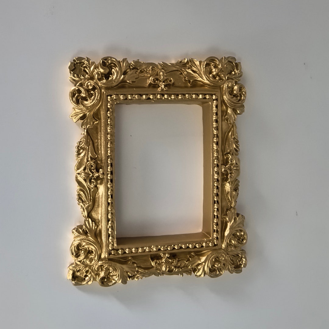 Golden Small Photo Frame, Mini Photo Frame - Etsy