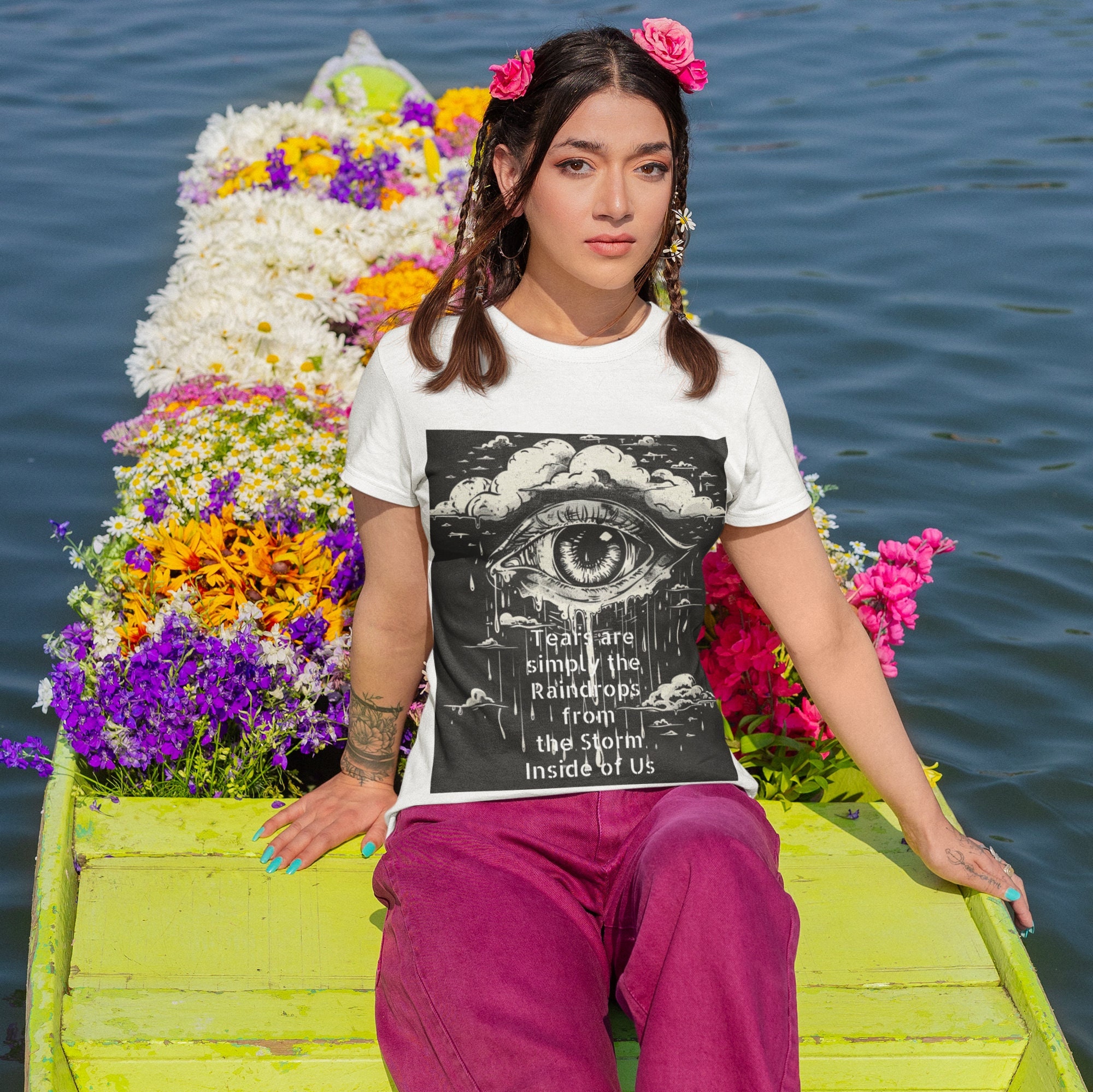 Weirdcore Eyeball in the Clouds T-shirt Dreamcore Aesthetic Grunge ...