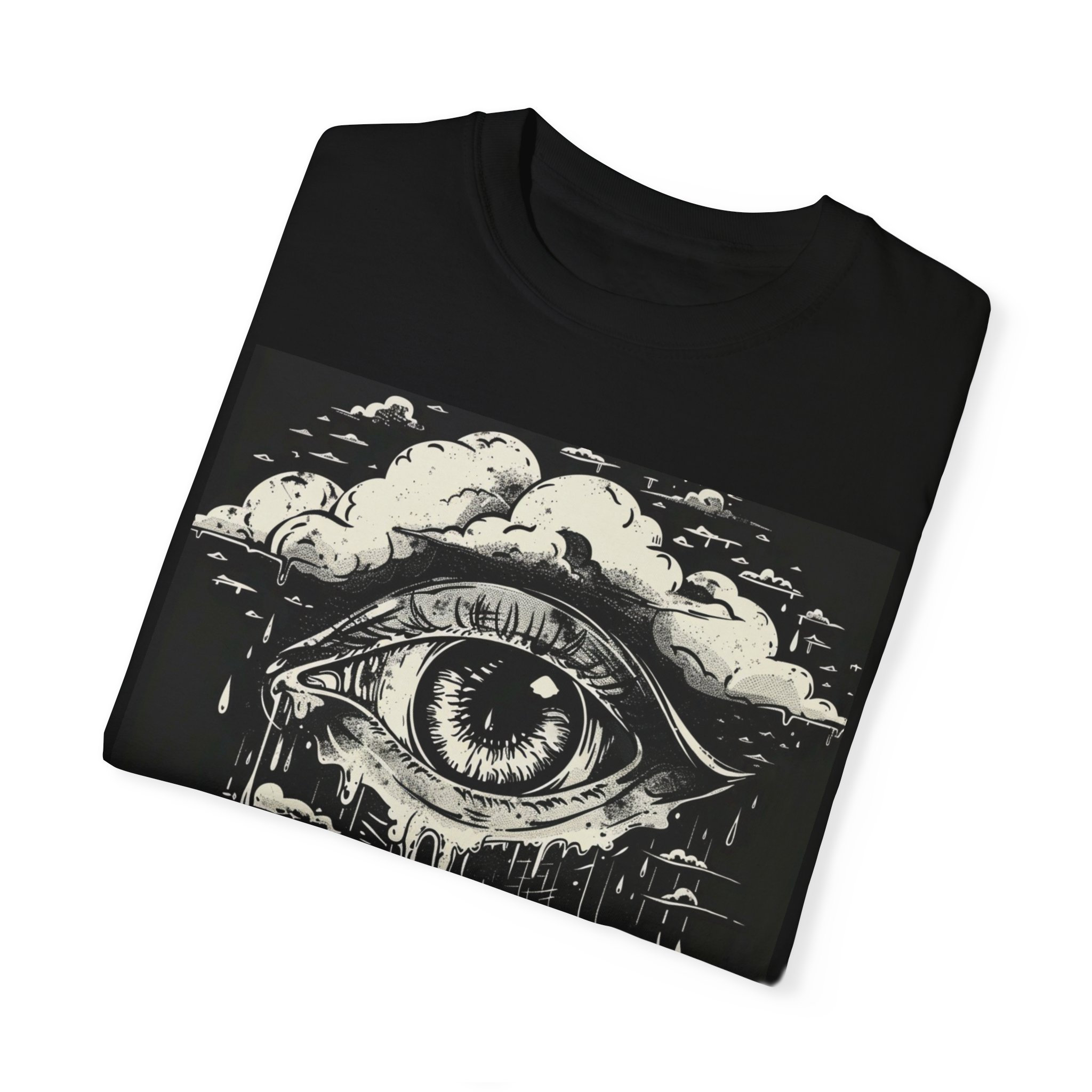 Weirdcore Eyeball in the Clouds T-shirt Dreamcore Aesthetic Grunge ...