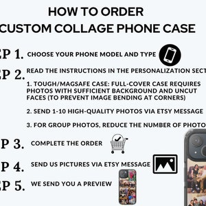 Personalized Photo Collage Phone Case – Custom iPhone & Galaxy - Etsy