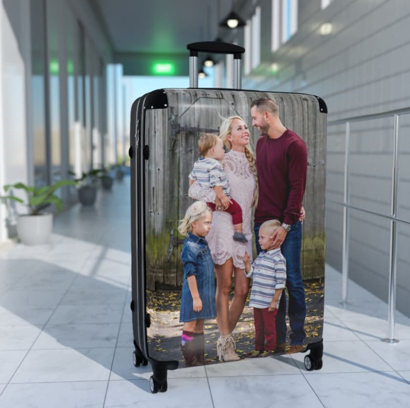 Personalized Photo Suitcase for Kids Travel Suitcase for Womens ...