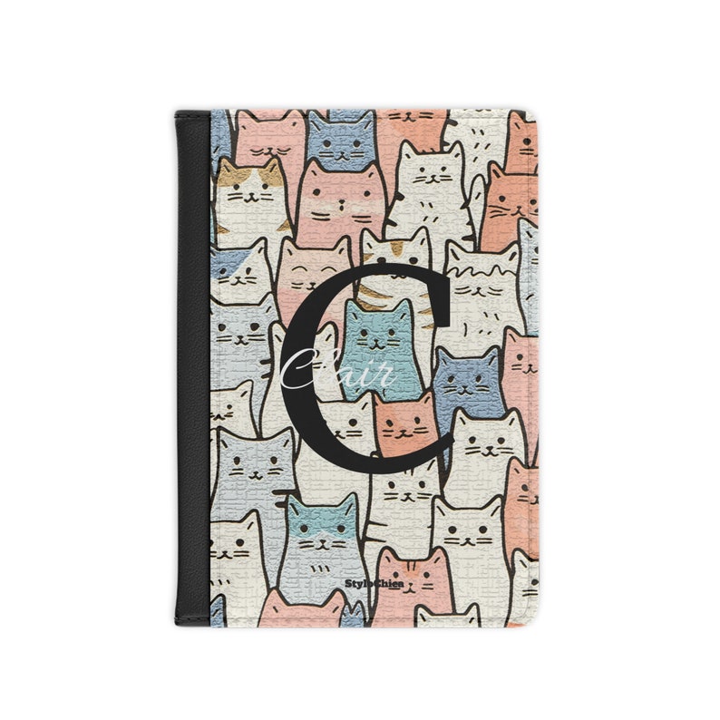 Personalized Name Passport Cover Cute Cat Custom Passport Holder | Cute ...