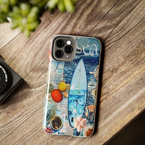 Coastal Collage iPhone Case: Aesthetic Summer Beach Design - Etsy