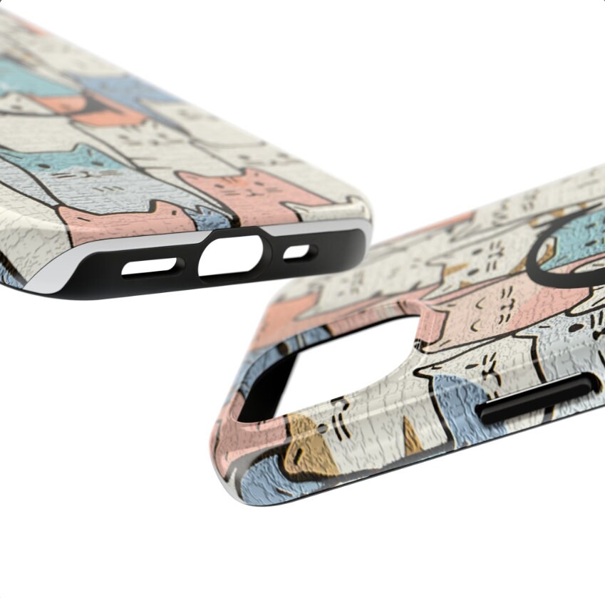 Personalised Name Cute Cat Design Phone Case iPhone and Samsung Case ...