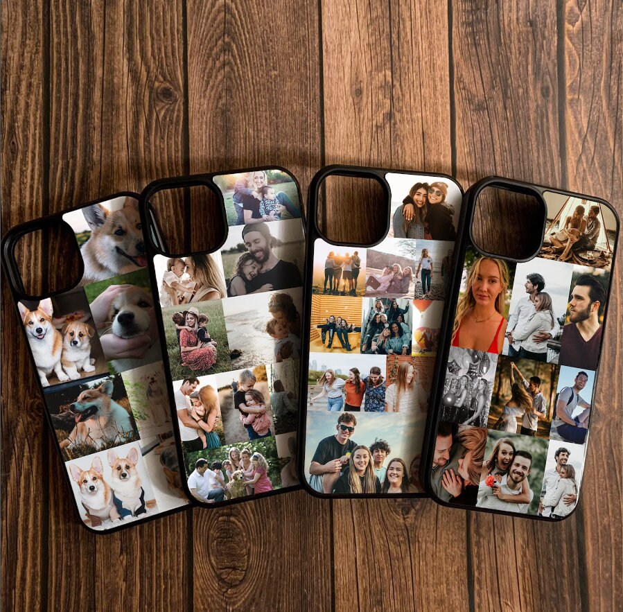 Personalized Custom Picture Collage Phone Case Custom Phone Case With Photo Photo Collage iPhone ...