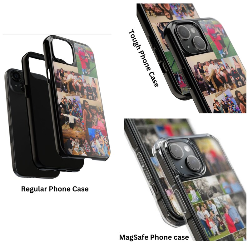 Personalized Photo Collage Phone Case – Custom iPhone & Galaxy - Etsy