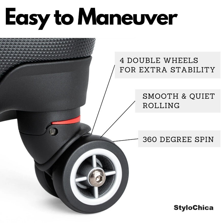 Personalized Name Pink Flamingos Travel Luggage Suitcase Travel Gift ...