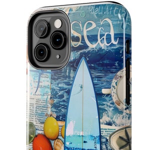 Coastal Collage iPhone Case: Aesthetic Summer Beach Design - Etsy