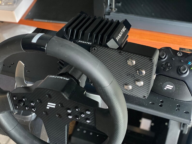 Carbon Fiber Fanatec CSL DD Button Box / Fully Assembled / 3D Printed ...