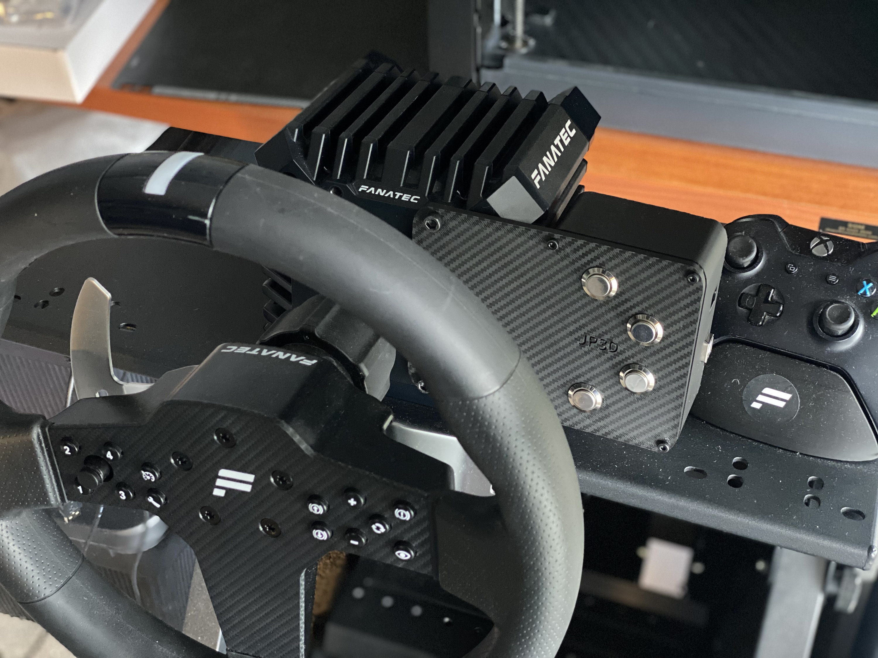 Carbon Fiber Fanatec CSL DD Button Box / Fully Assembled / 3D Printed ...