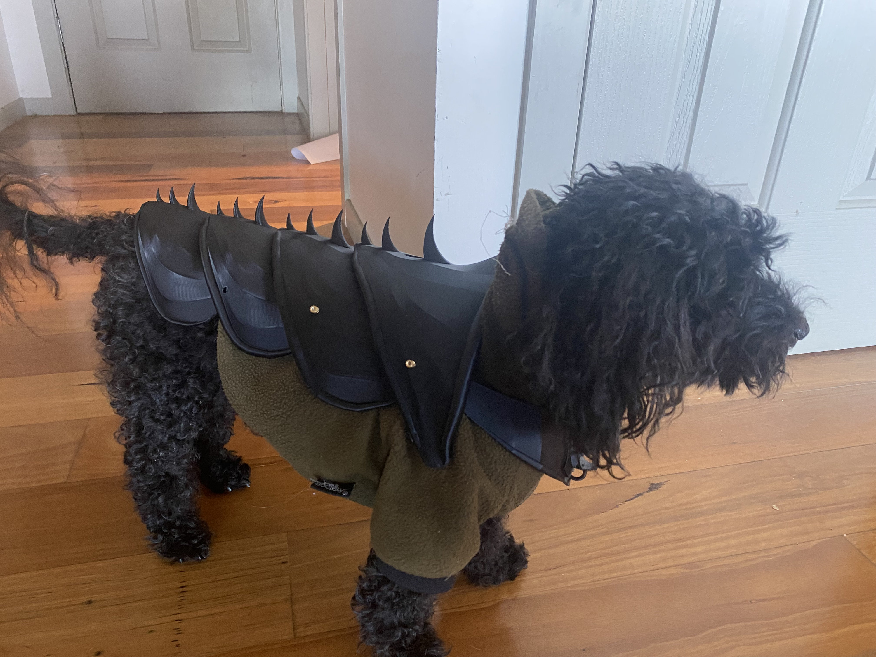 Spike Dog Armor Set 3D Printed Cosplay Gear for Dogs for Small-medium ...