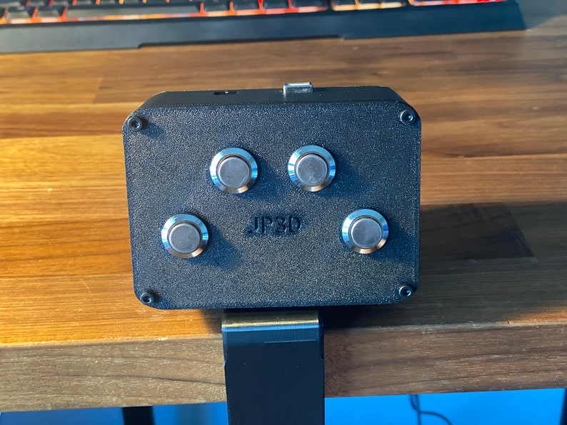 Race Flight Simulator Button Box With Desk Clamp Fully Assembled 4 ...