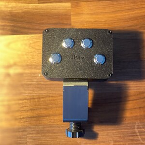 Race Flight Simulator Button Box With Desk Clamp Fully Assembled 4 ...