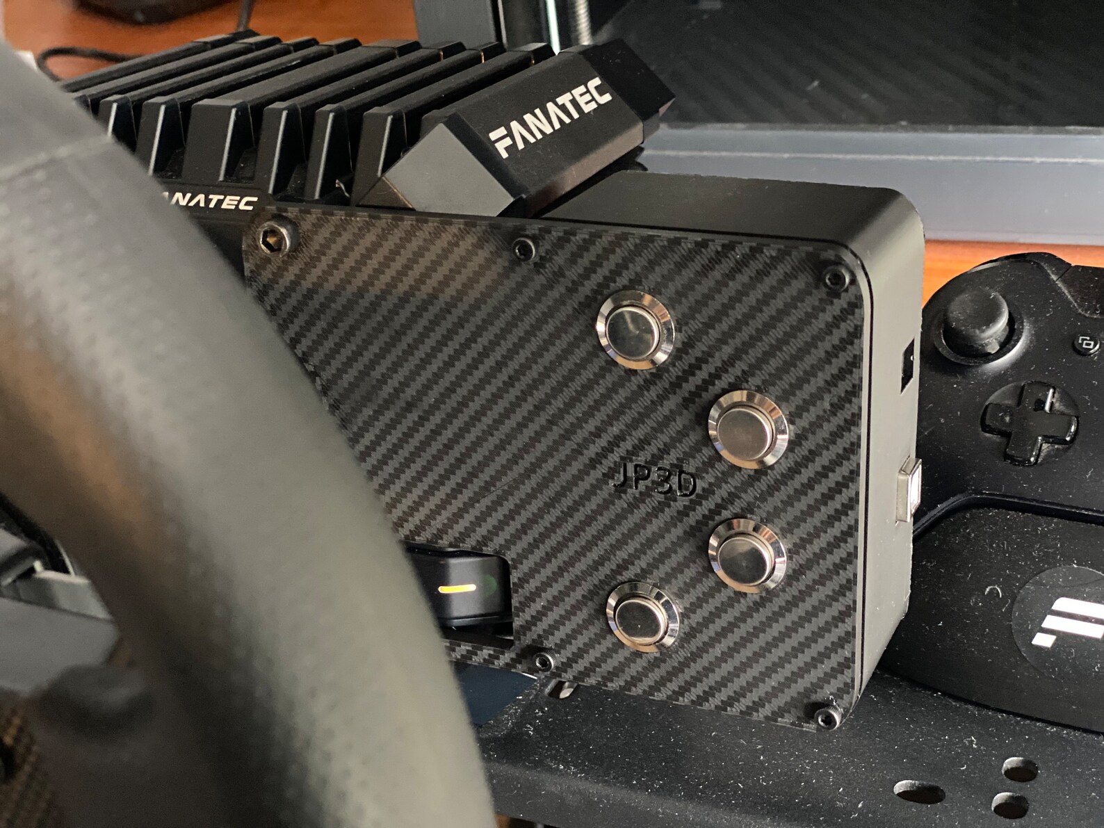 Carbon Fiber Fanatec CSL DD Button Box / Fully Assembled / 3D Printed ...