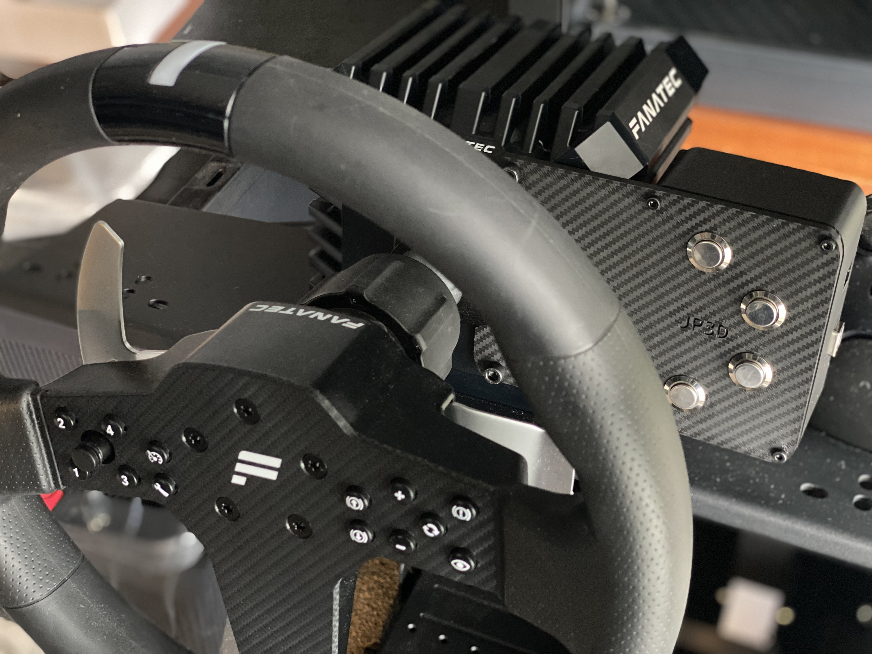 Carbon Fiber Fanatec CSL DD Button Box / Fully Assembled / 3D Printed ...